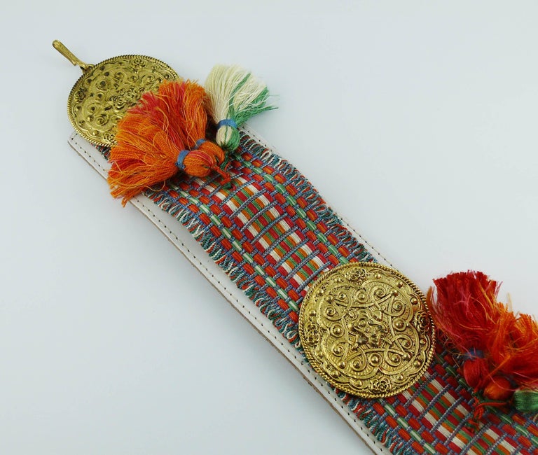 Edouard Rambaud Vintage Oriental Belt For Sale at 1stDibs