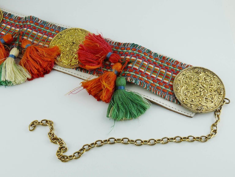 Edouard Rambaud Vintage Oriental Belt For Sale at 1stDibs
