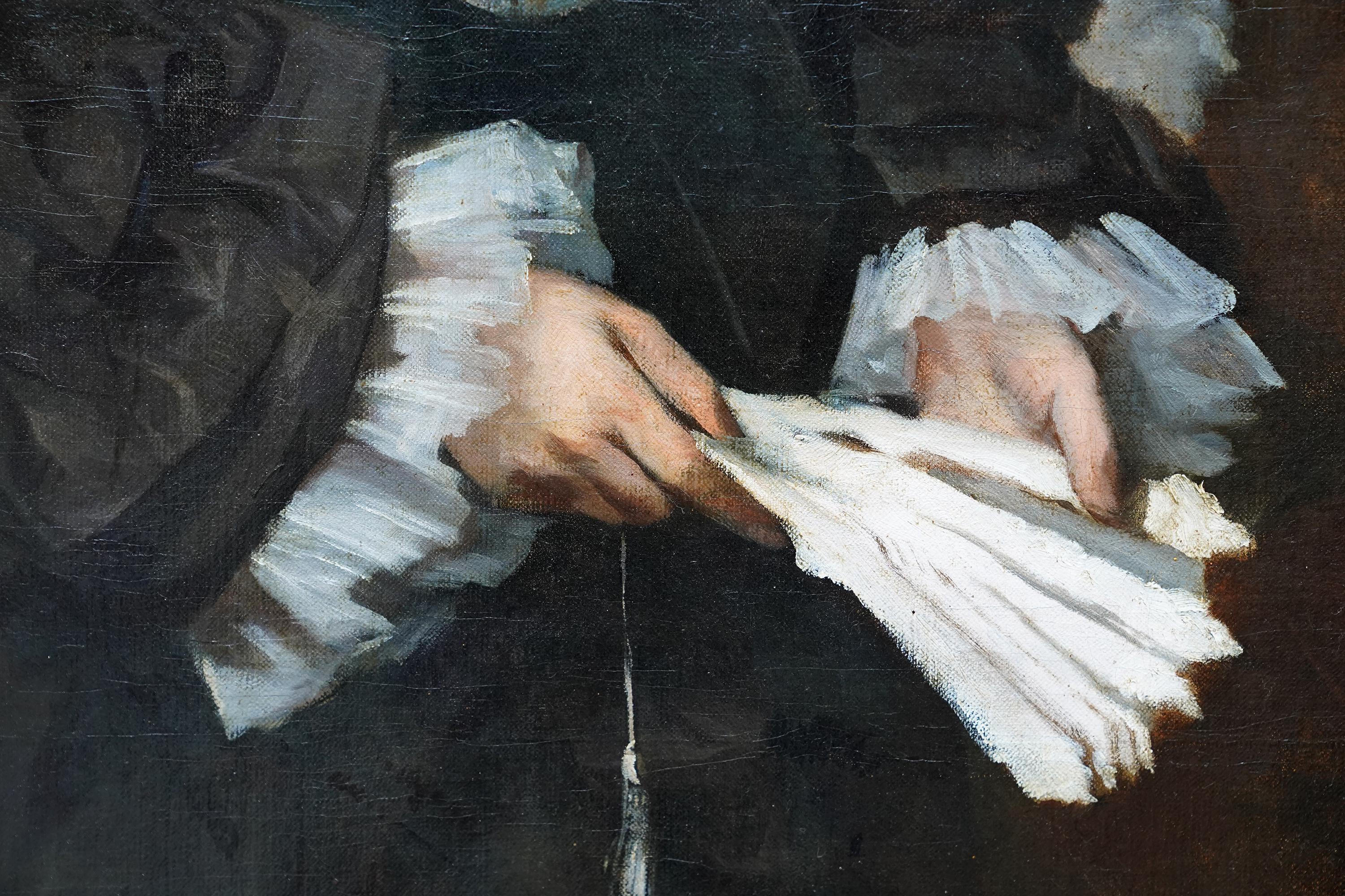 Eduard Veith - Portrait of an Elegant Lady - Austrian Symbolism 19th ...