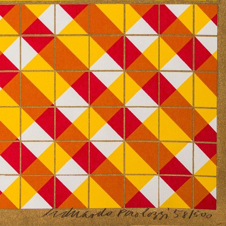 Eduardo Paolozzi - Cover for a Journal -- Print, Pattern, Stripes, Pop ...