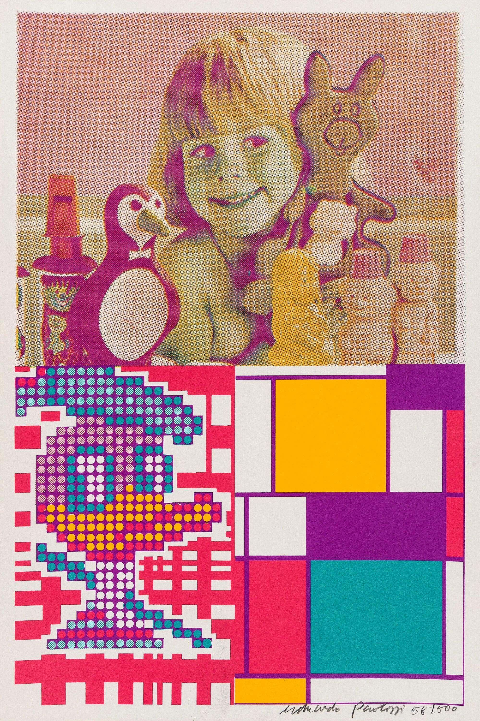 Eduardo Paolozzi - Donald Duck Meets Mondrian -- Print, Patterns, Pop ...