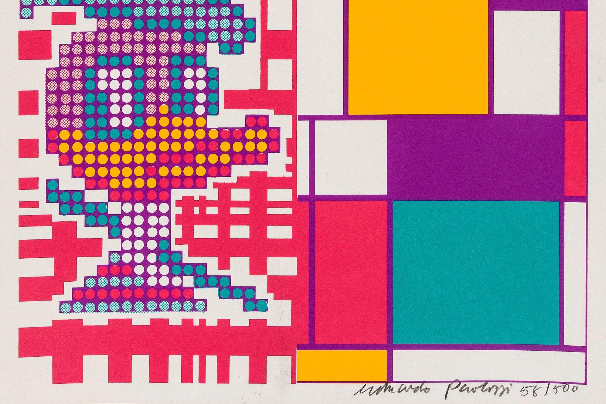Eduardo Paolozzi - Donald Duck Meets Mondrian -- Print, Patterns, Pop ...