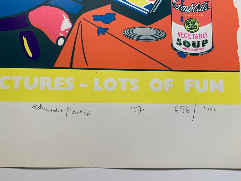 Eduardo Paolozzi - Lots of Pictures, Lots of Fun (Pop Art Crayon Ad) at ...