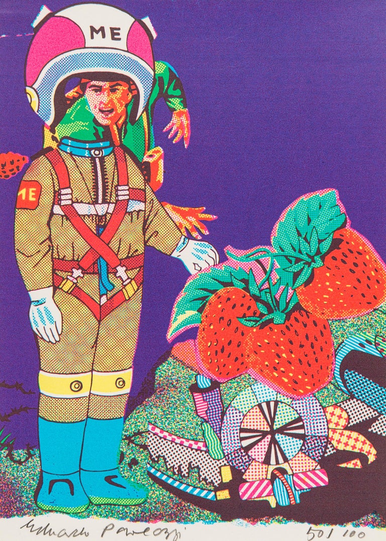 Eduardo Paolozzi - Me -- Screen Print, Portrait, Figurative Art, Pop ...