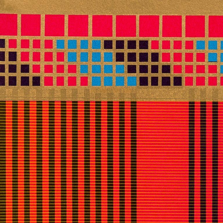 Eduardo Paolozzi - Memory Core Units -- Screen Print, Pattern, Stripes ...
