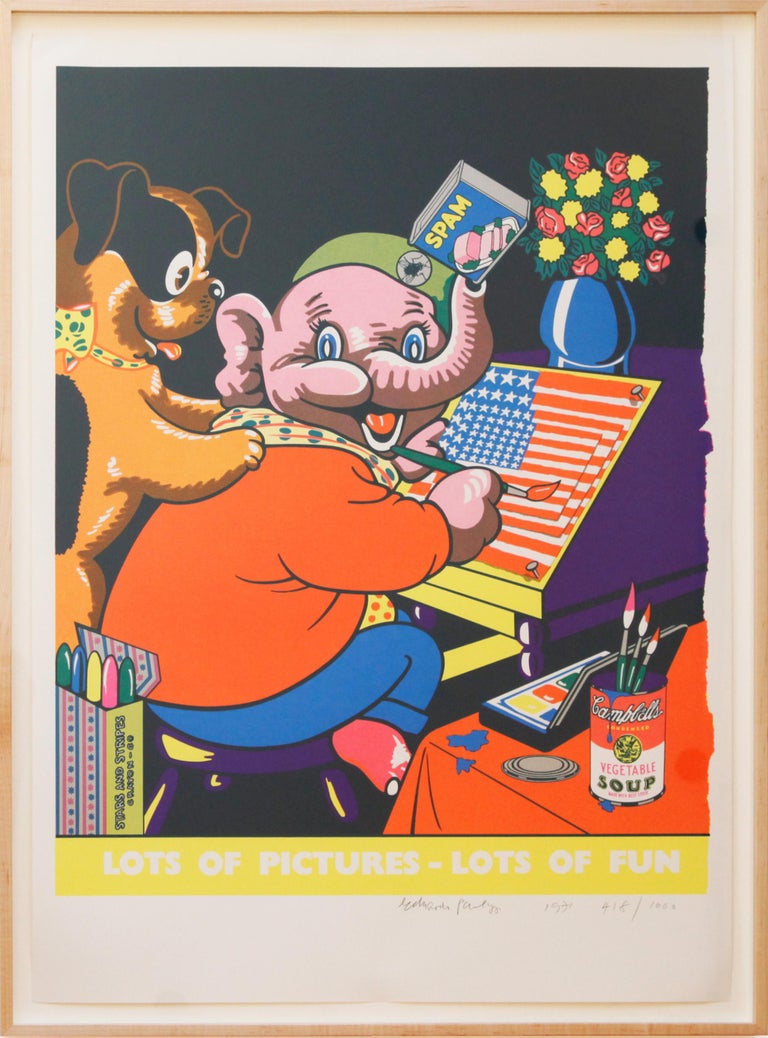 Eduardo Paolozzi - Lots of Pictures, Lots of Fun - Framed Screenprint ...