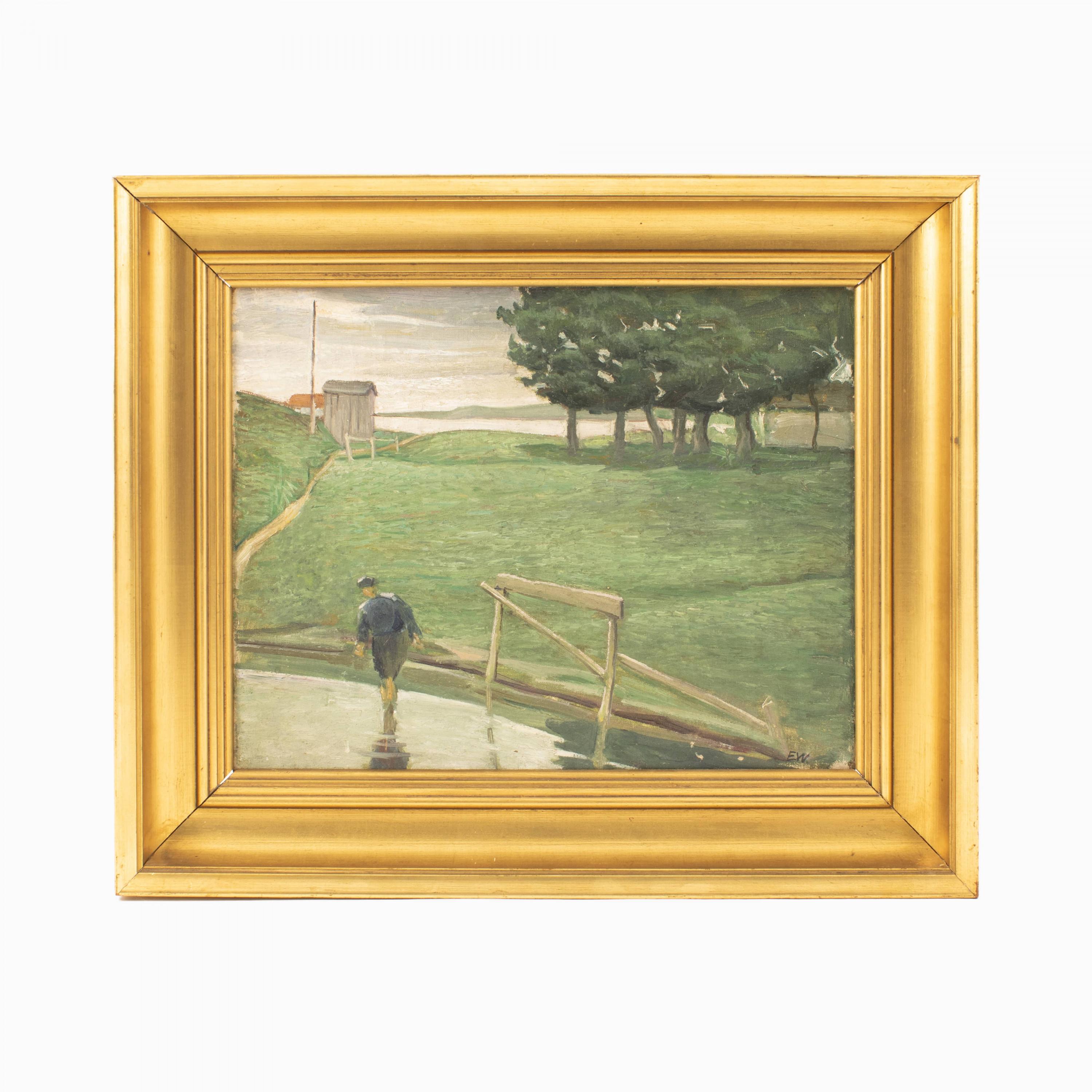 Edvard Weie, Landscape From Amager Fælled For Sale at 1stDibs