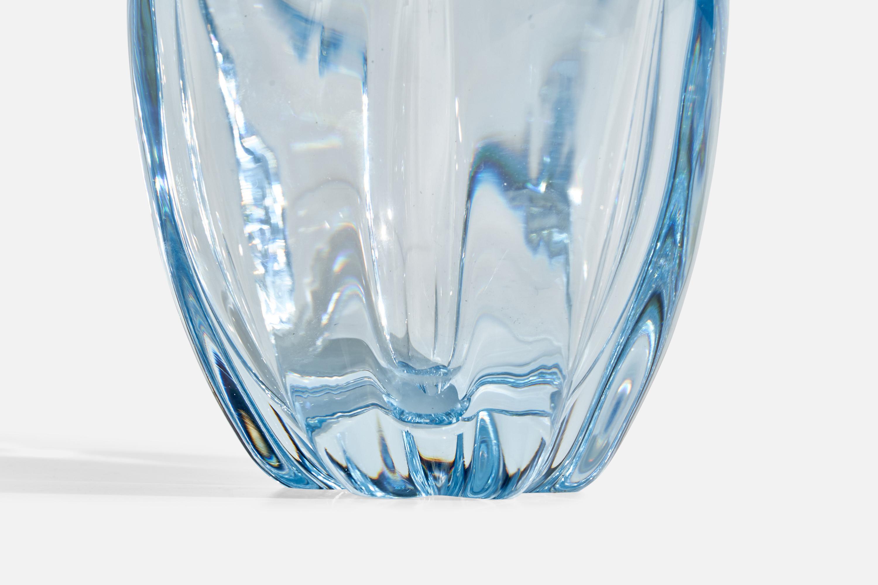 Edvin Öhrström, Vase, Glass, Sweden, 1940s For Sale at 1stDibs