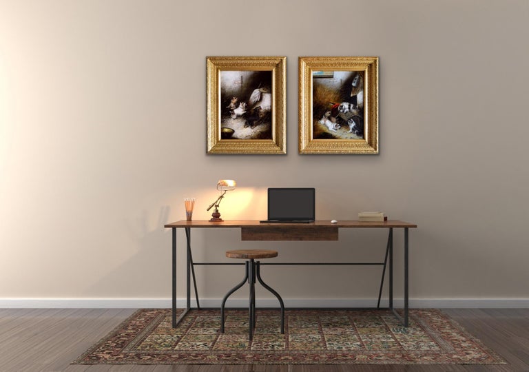 Edward Armfield - Pair of 19th Century sporting oil painting with ...