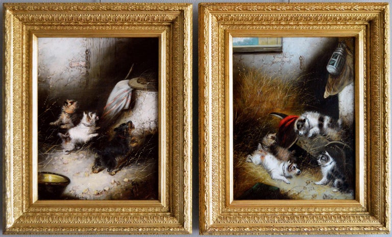 Edward Armfield - Pair of 19th Century sporting oil painting with ...