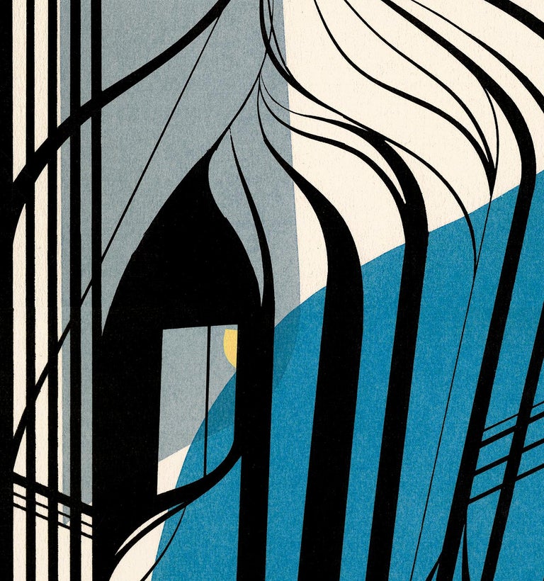 Edward August Landon - Arrangement with Blue Major — Mid-Century ...