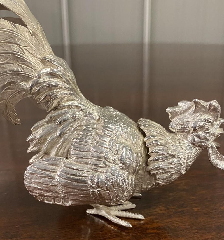 Edward Barnard Solid Sterling Silver Rooster Cockerel 50 Years Old ...