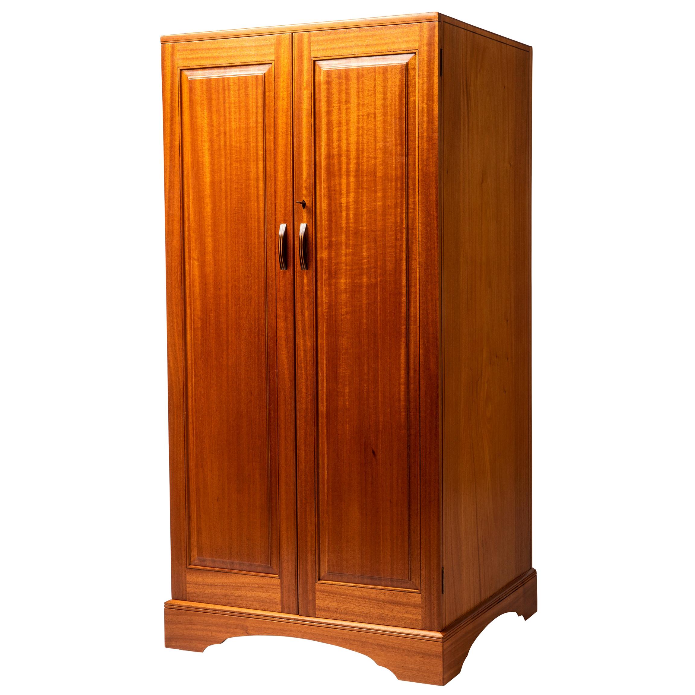 Edward Barnsley Mahogany Wardrobe, England, circa 1956 For Sale at 1stDibs