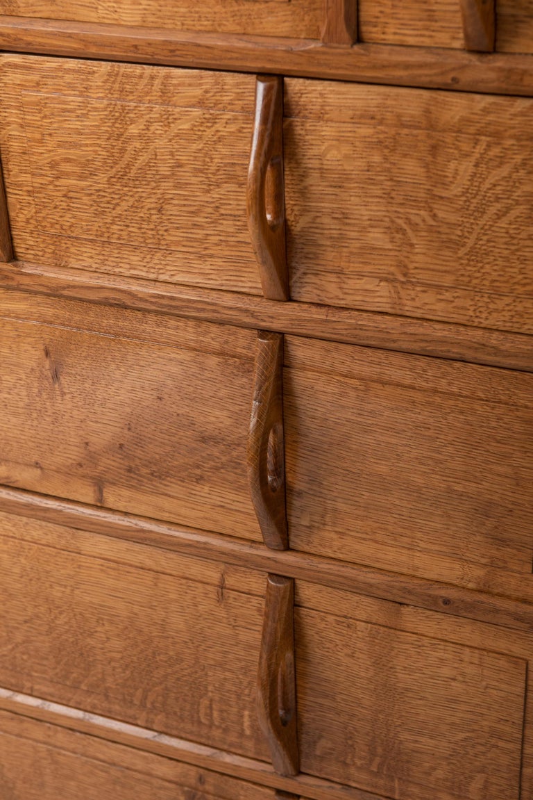 Edward Barnsley Oak Chest of Drawers, England, circa 1920 For Sale at ...