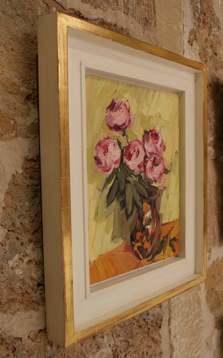 Edward Beale - FIVE PEONIES IN VASE EDWARD BEALE Contemporary British ...