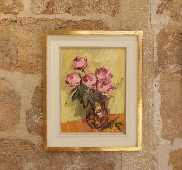 Edward Beale - FIVE PEONIES IN VASE EDWARD BEALE Contemporary British ...