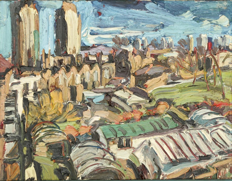 Edward Beale - London Tower Blocks in the Sunshine For Sale at 1stDibs