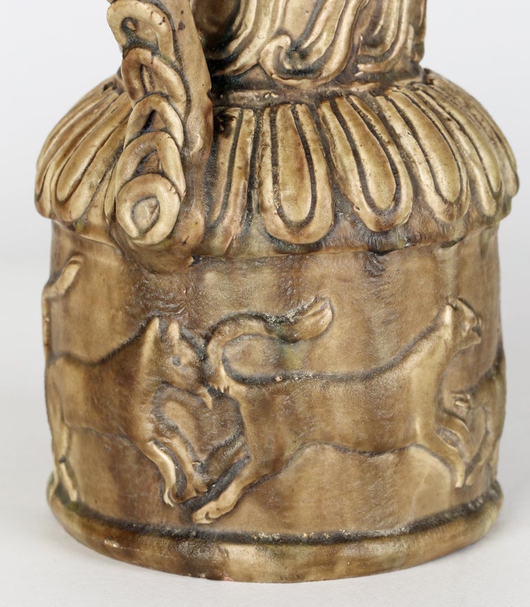 Edward Bingham Castle Hedingham Arts and Crafts Medieval Style Pottery ...