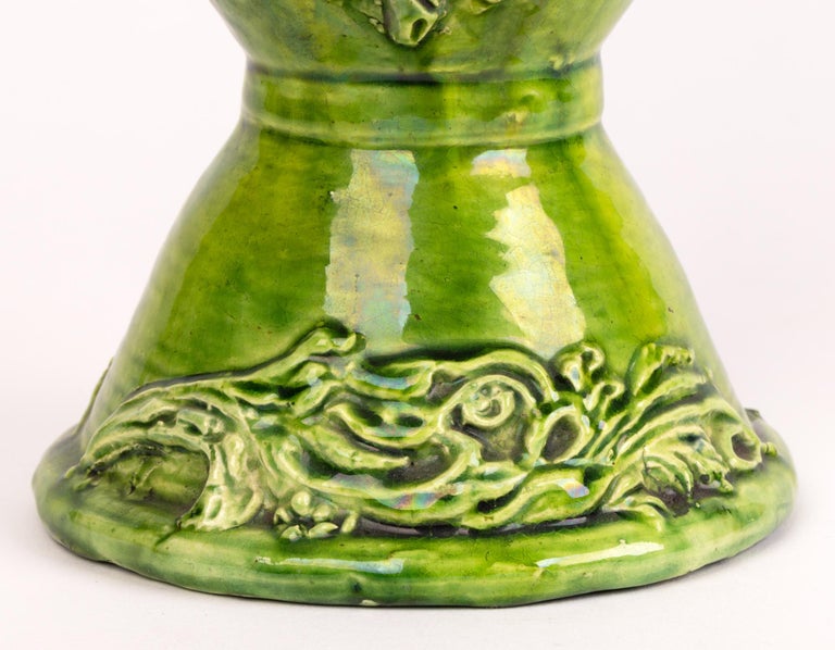 Edward Bingham Rare Castle Hedingham Pottery Twin Handled Pottery ...