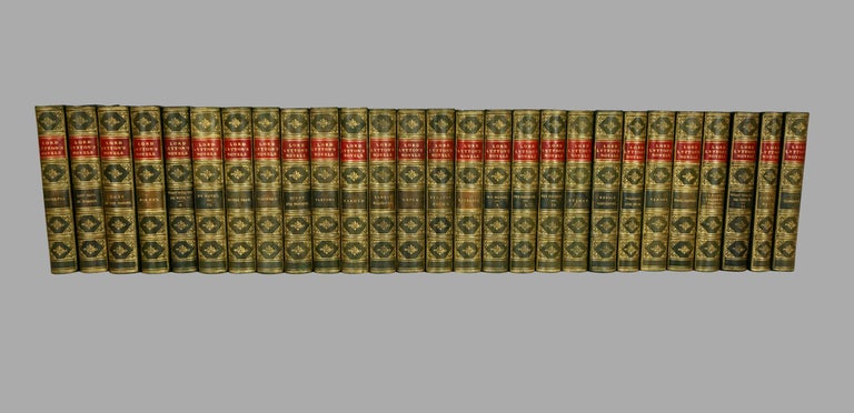 Edward Bulwer-Lytton Leather Bound Set of Novels in 27 Volumes at 1stDibs