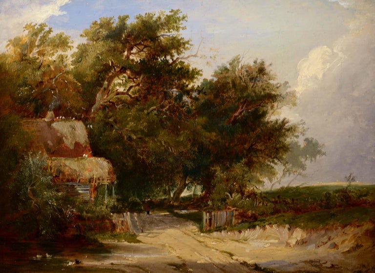 Edward Charles Williams - Cottage by a Wooded Track, Edward Charles ...
