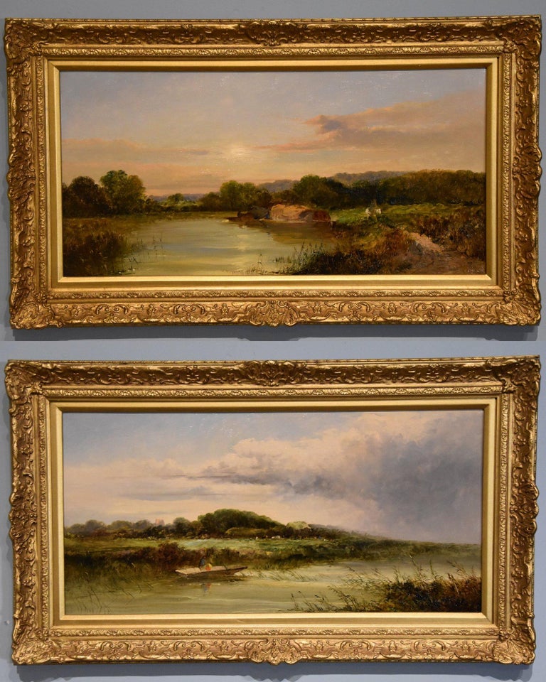 Edward Charles Williams - Oil Painting Pair by Edward Charles Williams ...
