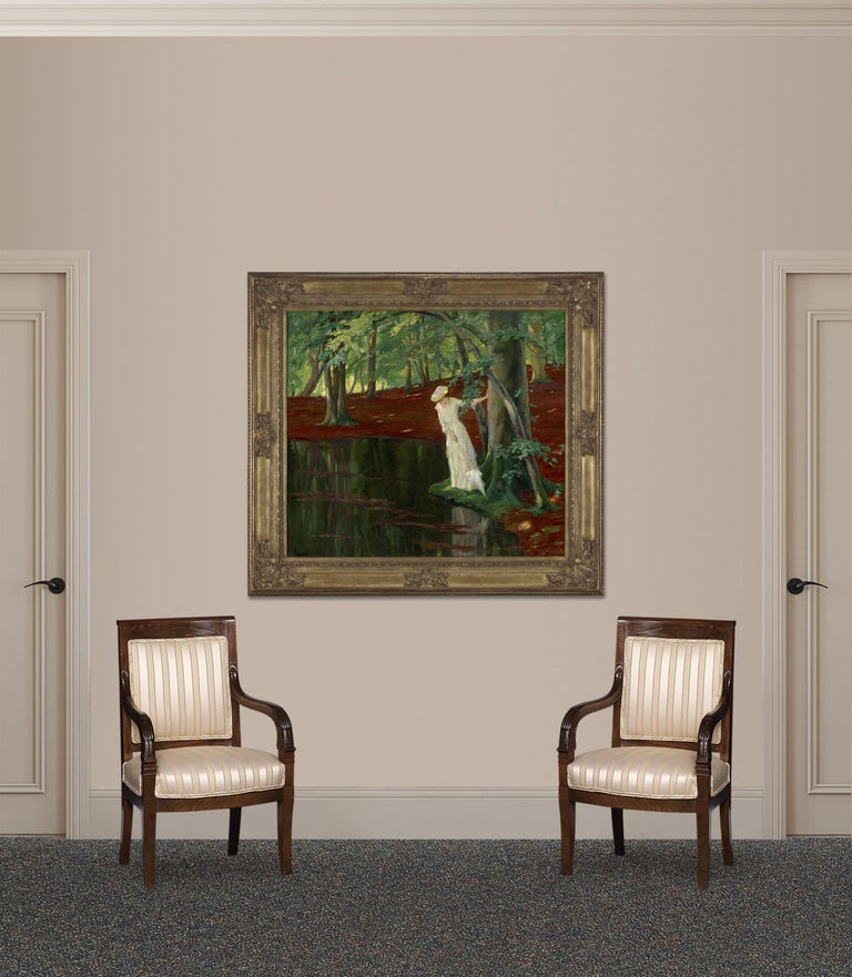 Edward Cucuel - The Emerald Pool by Edward Cucuel For Sale at 1stDibs