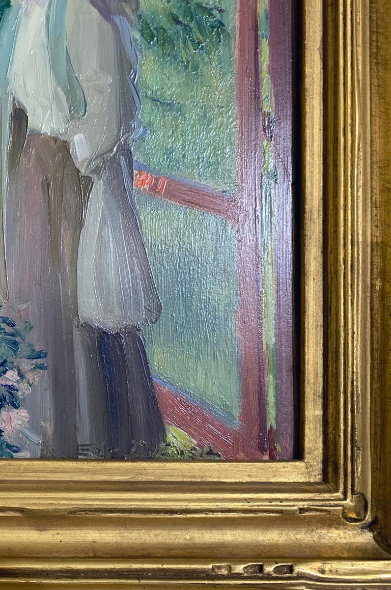 Edward Dufner - The Artist's Wife, American Impressionist ...