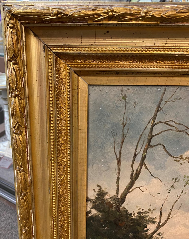 Edward E. Burrill - A Farmer With His Cows at 1stDibs