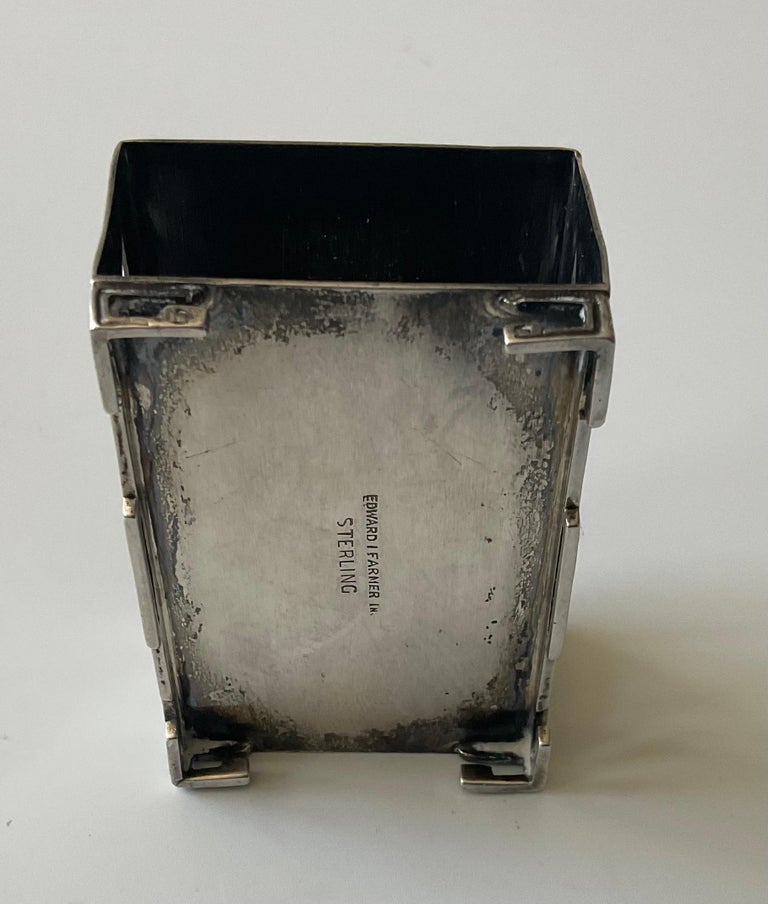 Edward Farmer New York Sterling and Dragon Carnelian Art Deco Matchbox ...