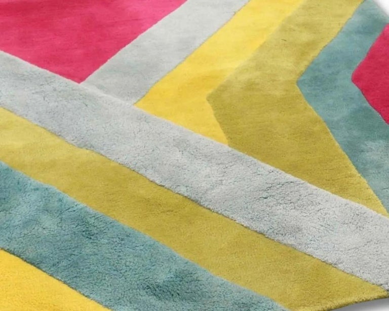Edward Fields Colorful Geometric Design Rug For Sale at 1stDibs