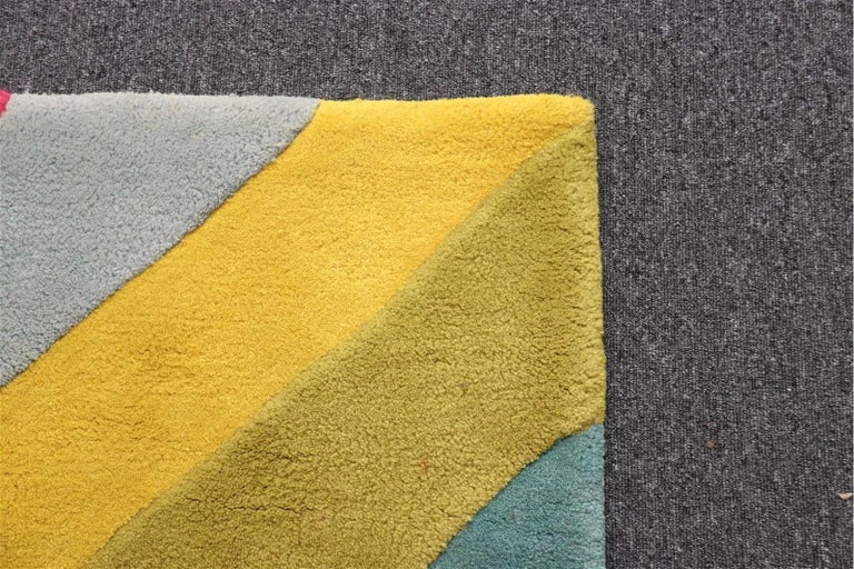 Edward Fields Colorful Geometric Design Rug For Sale at 1stDibs