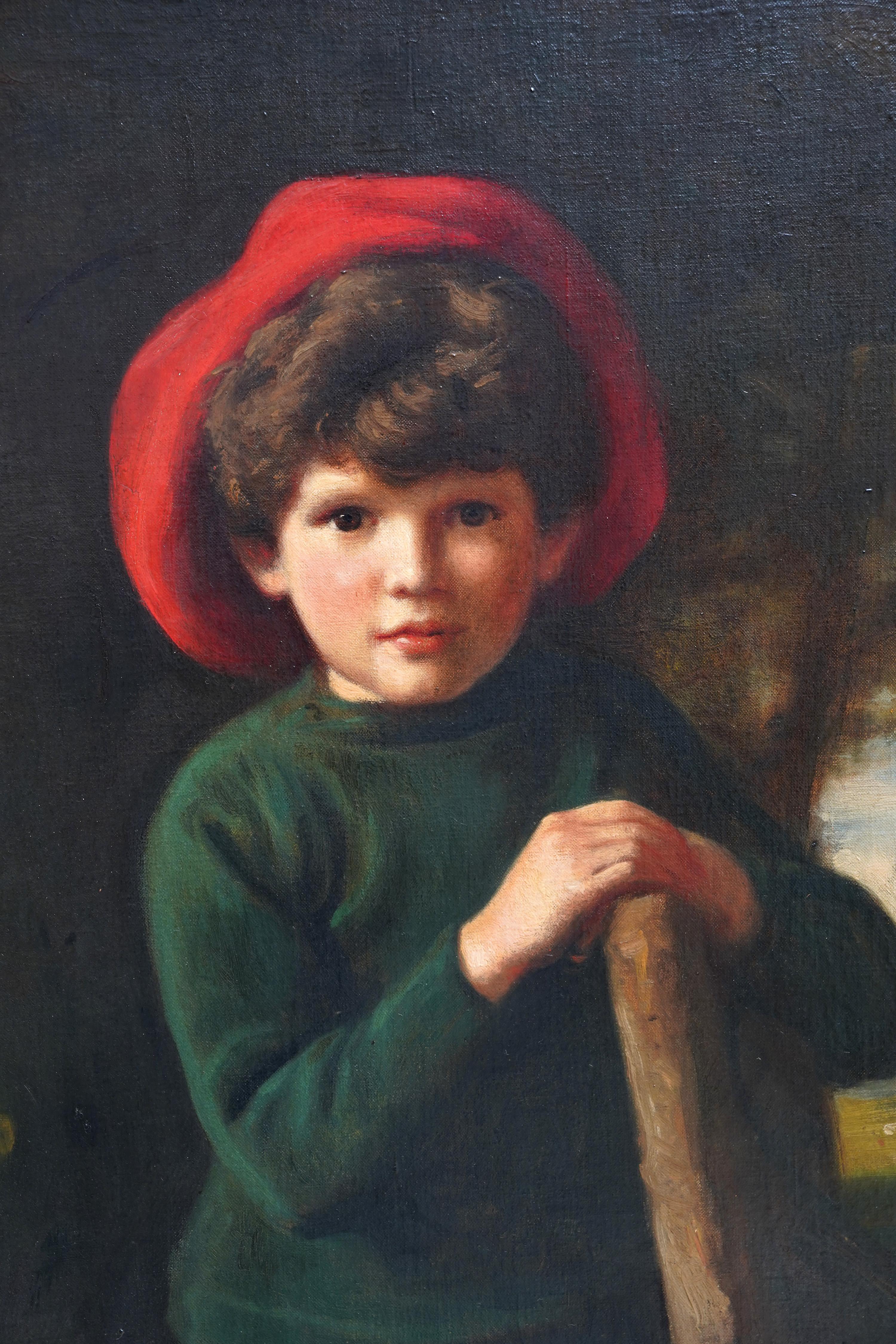 Edward Francis Wells - Portrait of Brian de Lolme Bullock - British ...