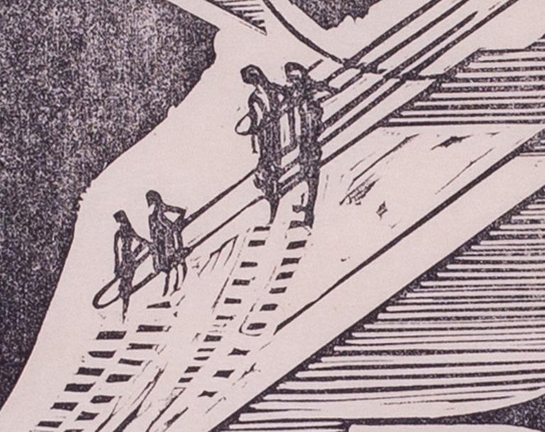 Edward Henry Gordon Craig - British Art Deco woodcut by early 20th ...