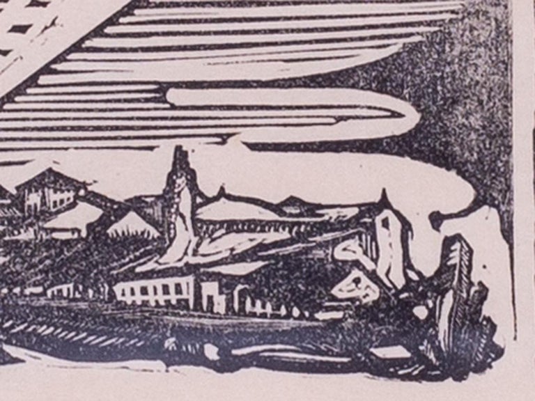 Edward Henry Gordon Craig - British Art Deco woodcut by early 20th ...