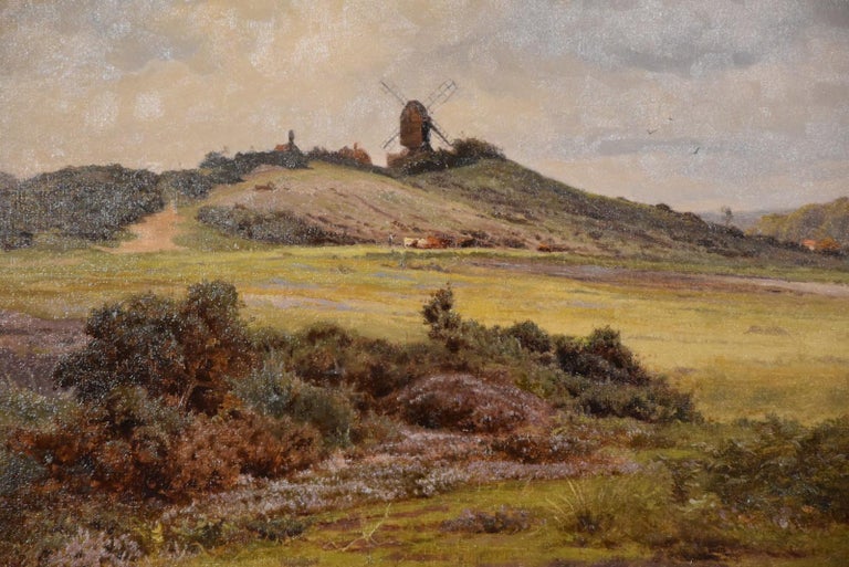 Edward Henry Holder - Oil Painting 'Reigate Mill' by Edward Henry ...