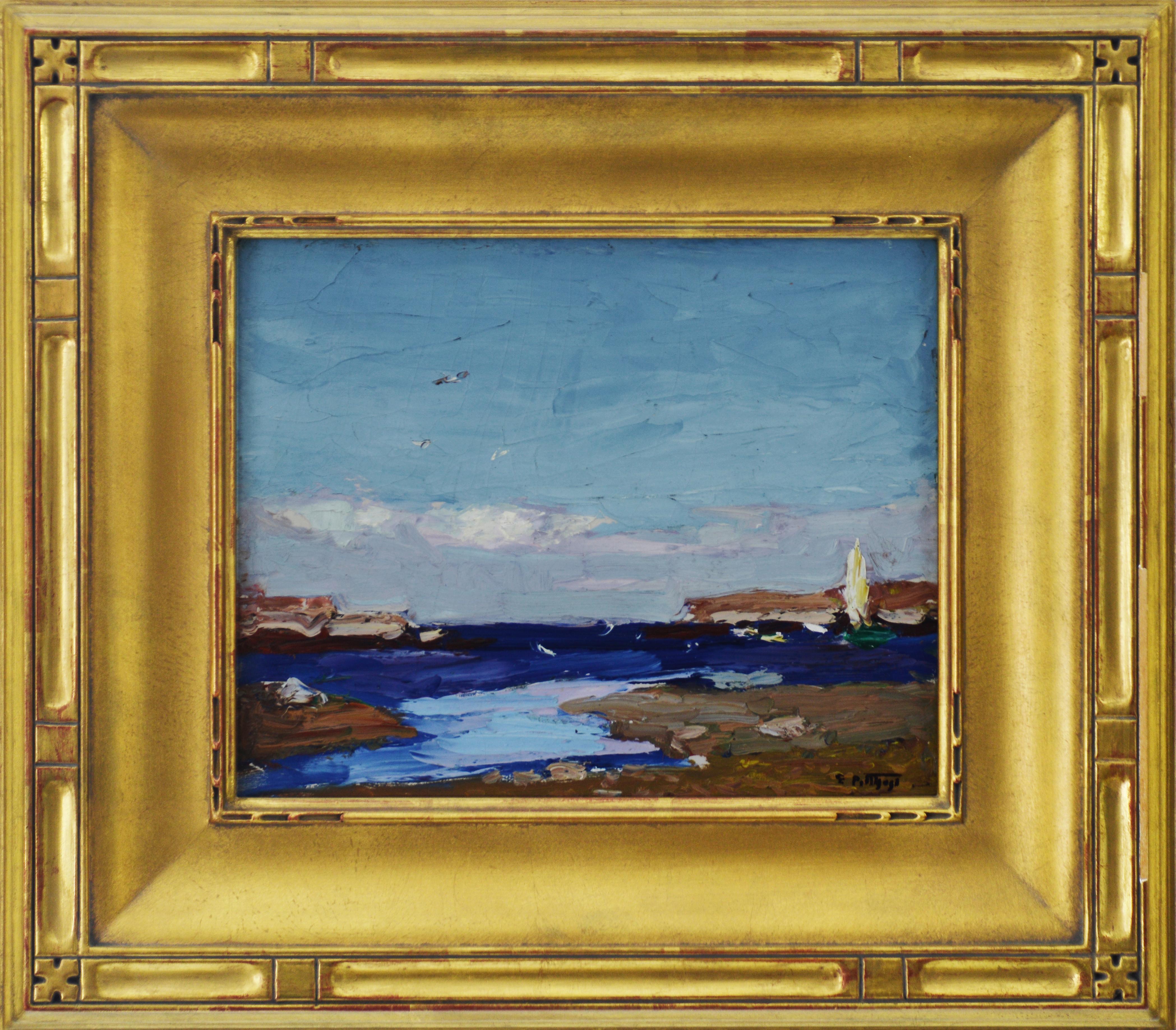 Edward Henry Potthast - By the Shore For Sale at 1stDibs