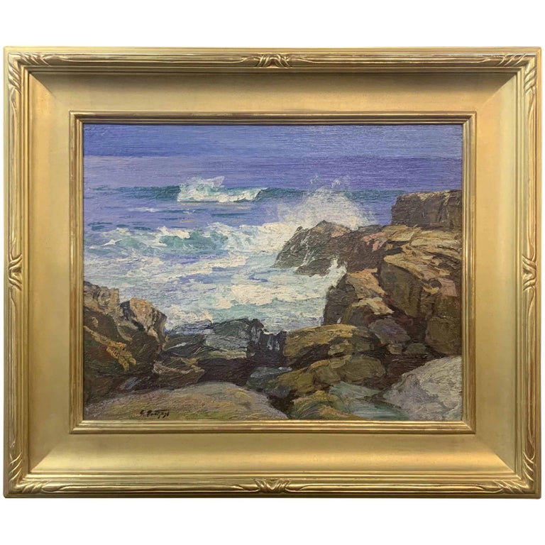 Edward Henry Potthast - Rocks and Surf at 1stDibs