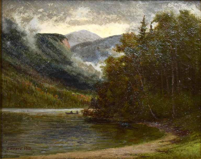 Edward Hill - Edward Hill, Tranquil Catskill Mountain Landscape Oil ...