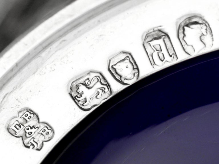 Edward and John Barnard Antique Victorian Sterling Silver Mustard Pot ...