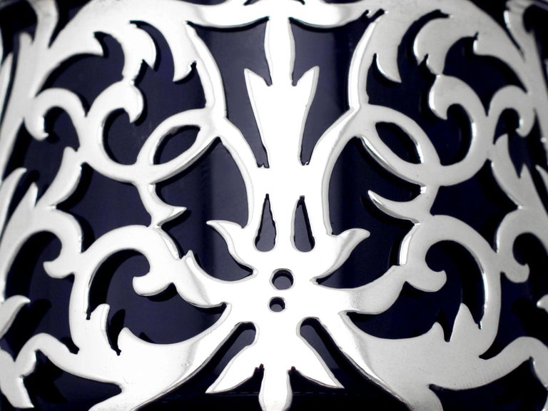 Edward and John Barnard Antique Victorian Sterling Silver Mustard Pot ...