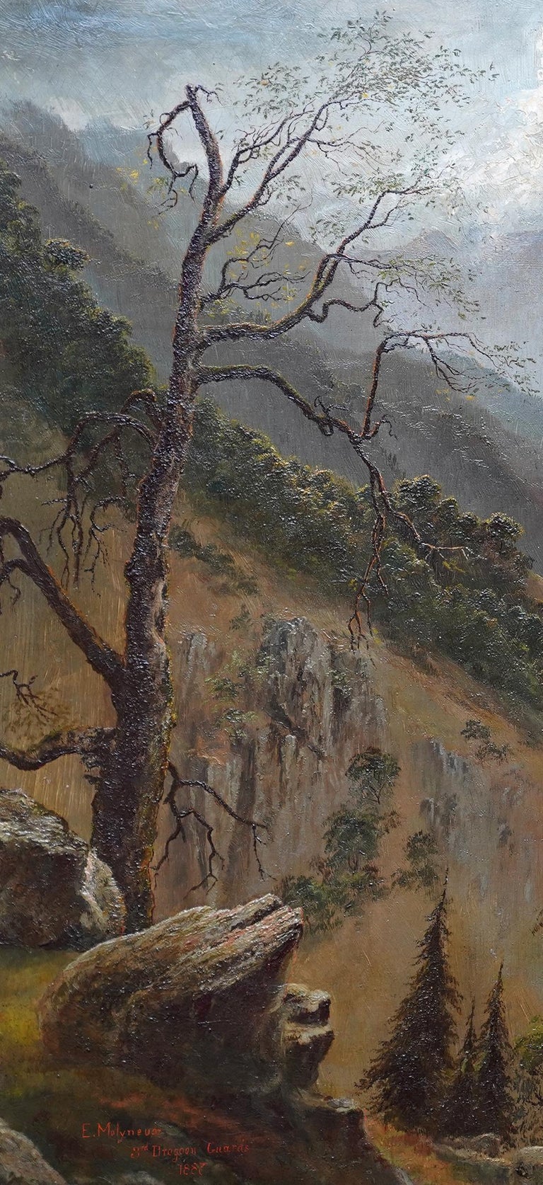 Edward Joseph Molyneux - Chakata Landscape, India - British Victorian ...
