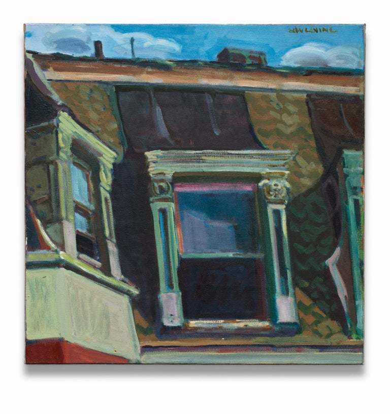 Edward Levine - Title Unknown, Acrylic on Canvas, Detroit Home For Sale ...