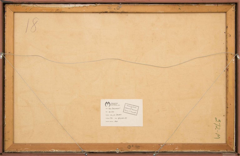 Edward Marecak - The Argument, 1950s Abstract Figurative Painting ...
