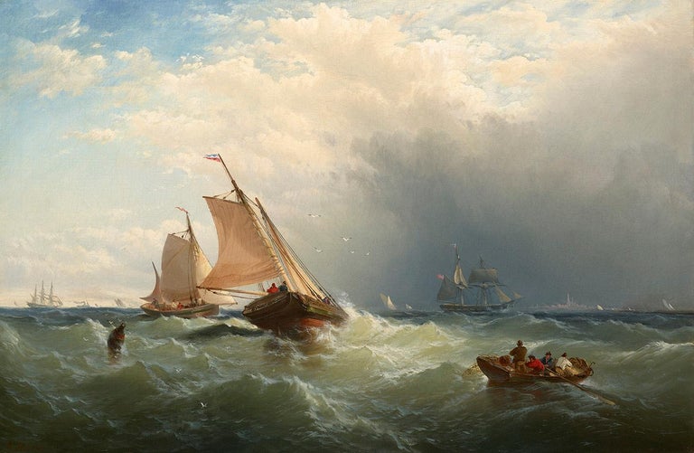 Edward Moran - Squally Weather off North Haven, Bay of Fundy For Sale ...