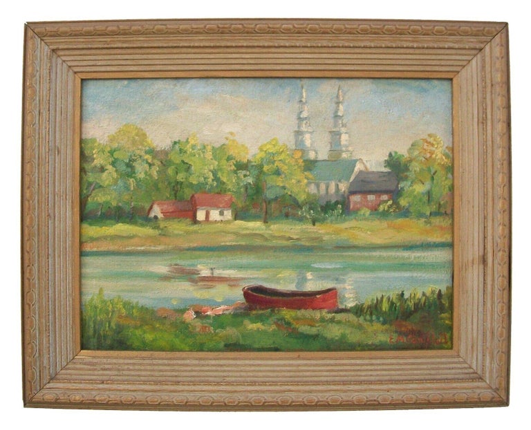 Edward Morton Campbell, Framed Landscape Painting, U. S., Late 19th ...