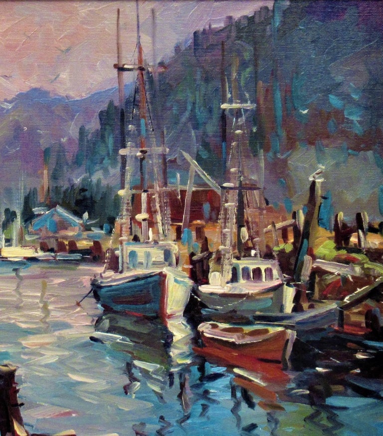 Edward Norton Ward - Salmon Fishermen, Albion at 1stDibs