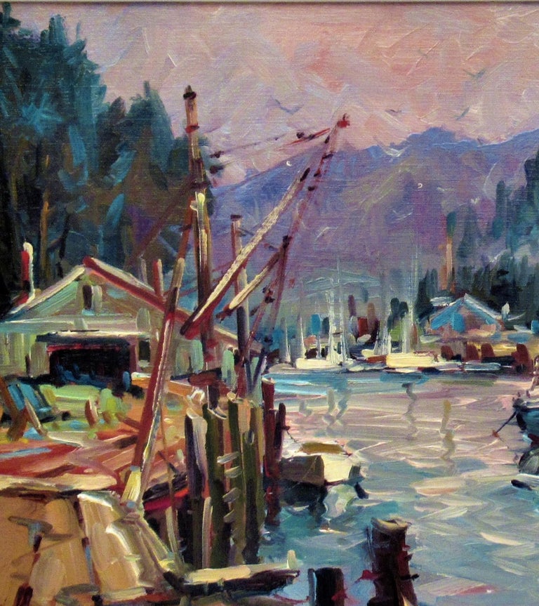 Edward Norton Ward - Salmon Fishermen, Albion For Sale at 1stDibs