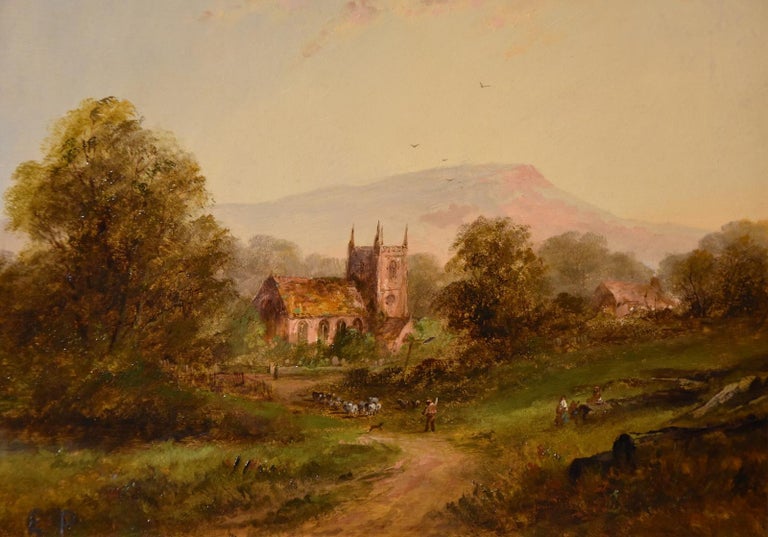 Edward Partridge - "A Midlands Village Church" by Edward Partridge at ...