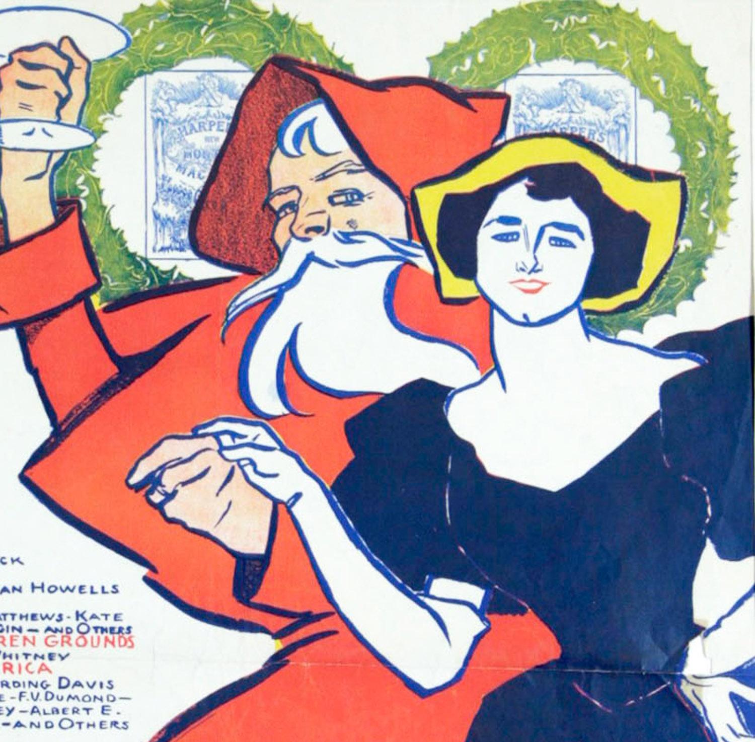 Edward Penfield - Harper's Christmas Poster by Penfield at 1stDibs ...